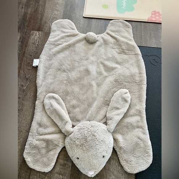 Pottery Barn Kids | Other | Pottery Barn Plush Critter Bunny Mat | Poshmark
